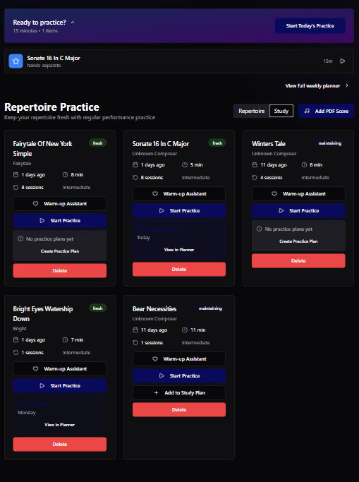 PlayTime - Music Practice App